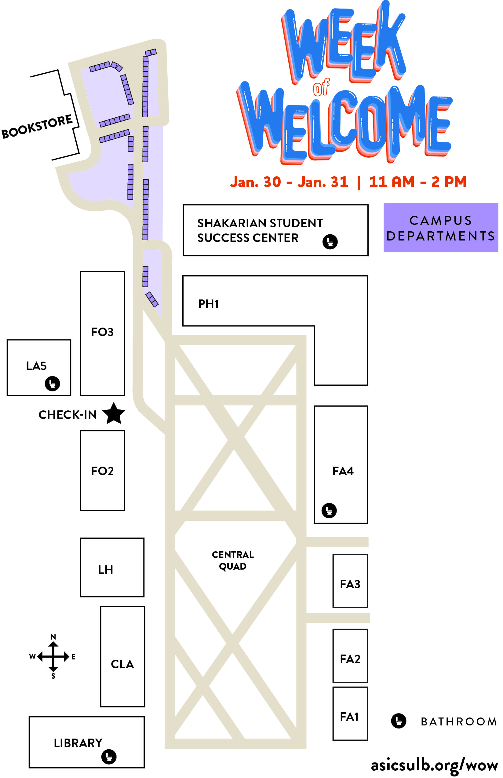 Week of Welcome - Campus Departments